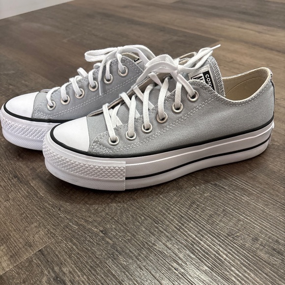 Converse | Shoes | Chuck Taylor All Star Lift Platform Wolf Grey Size ...